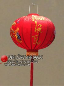 Đèn lồng thêu rồng phụng phúc lộc thọ | Đèn lồng Hội An